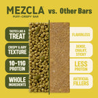 vegan matcha puff snack bars