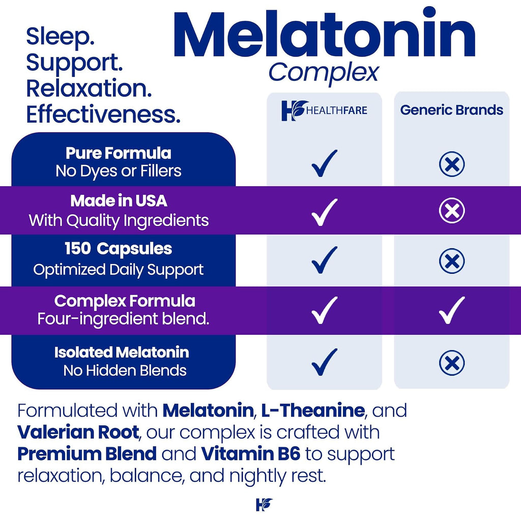 vegan melatonin capsules for relaxation