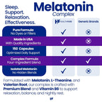 vegan melatonin capsules for relaxation