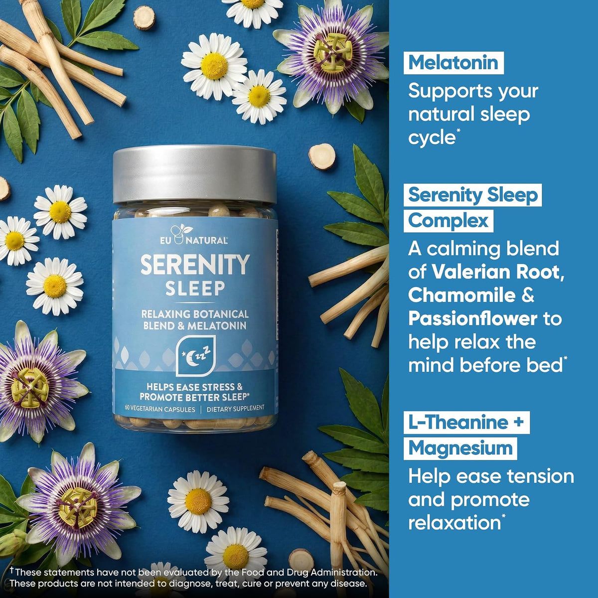 vegan melatonin capsules for relaxation