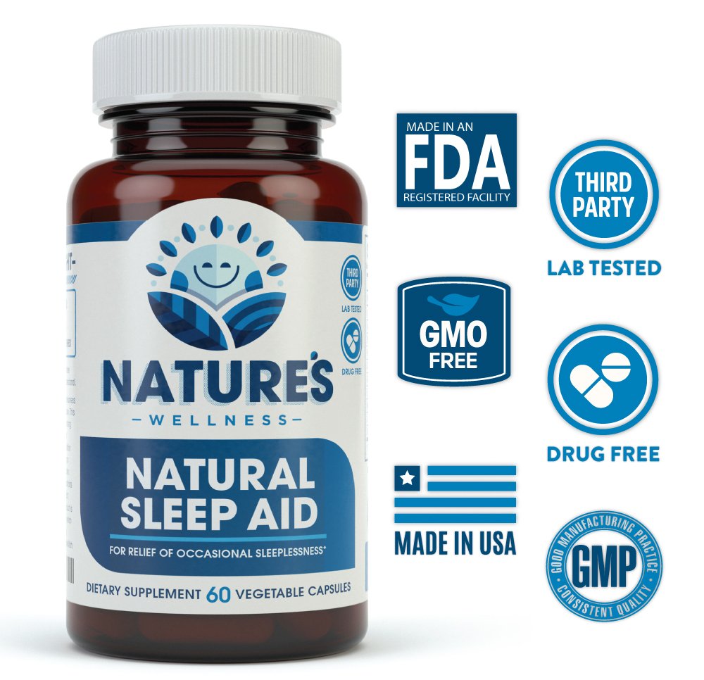 vegan melatonin capsules for restful sleep