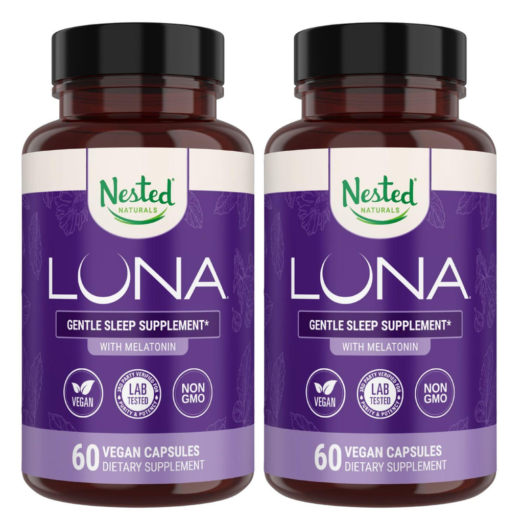 vegan melatonin sleep aid capsules