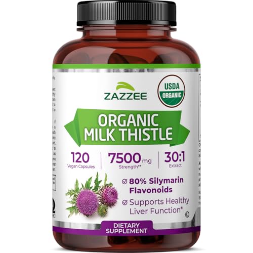 vegan milk thistle capsules for liver health