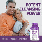 vegan milk thistle detox capsules