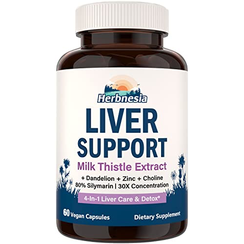 vegan milk thistle detox capsules