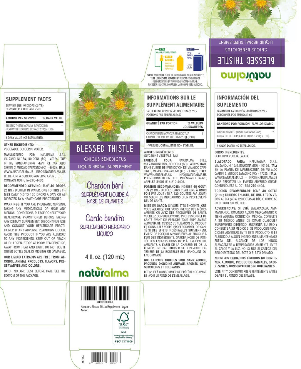 Vegan milk thistle extract for liver health