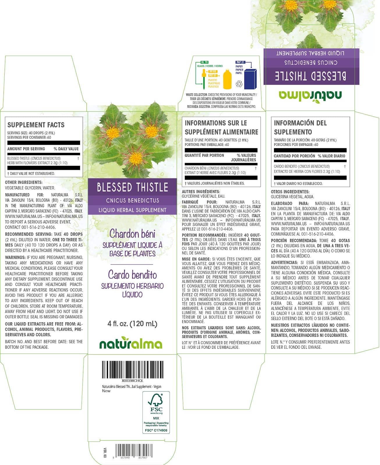 Vegan milk thistle extract for liver health