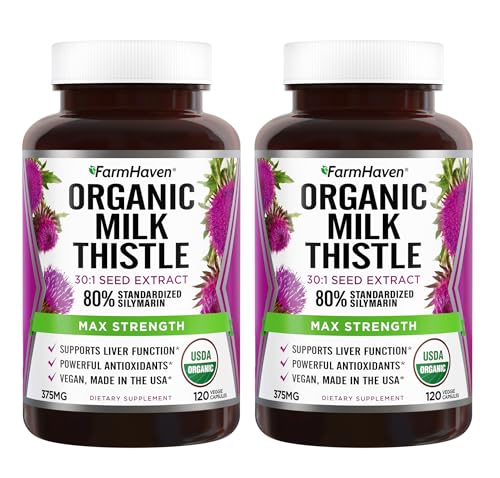 vegan milk thistle supplement for detox