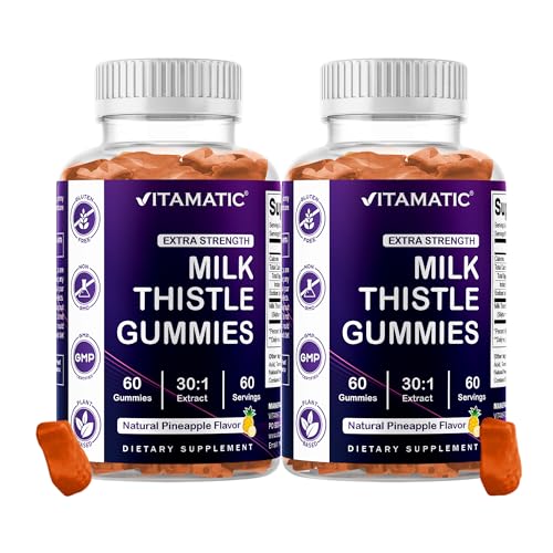 Vegan milk thistle supplement for detox