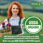 vegan milk thistle supplement for liver health