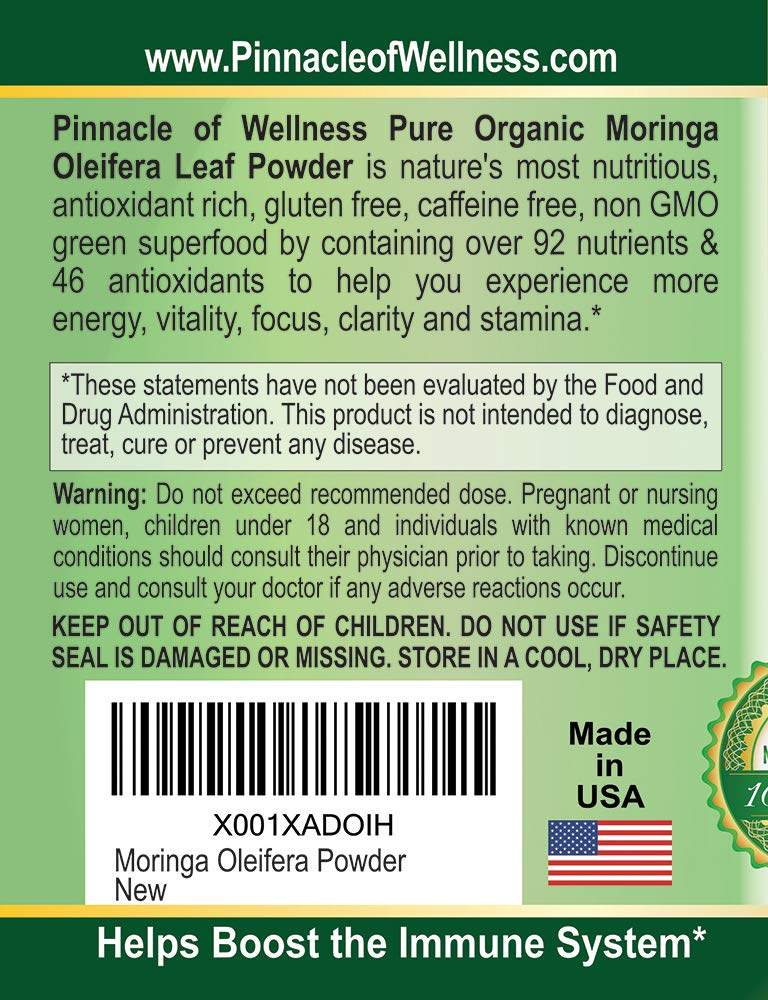 vegan moringa capsules for nutrition