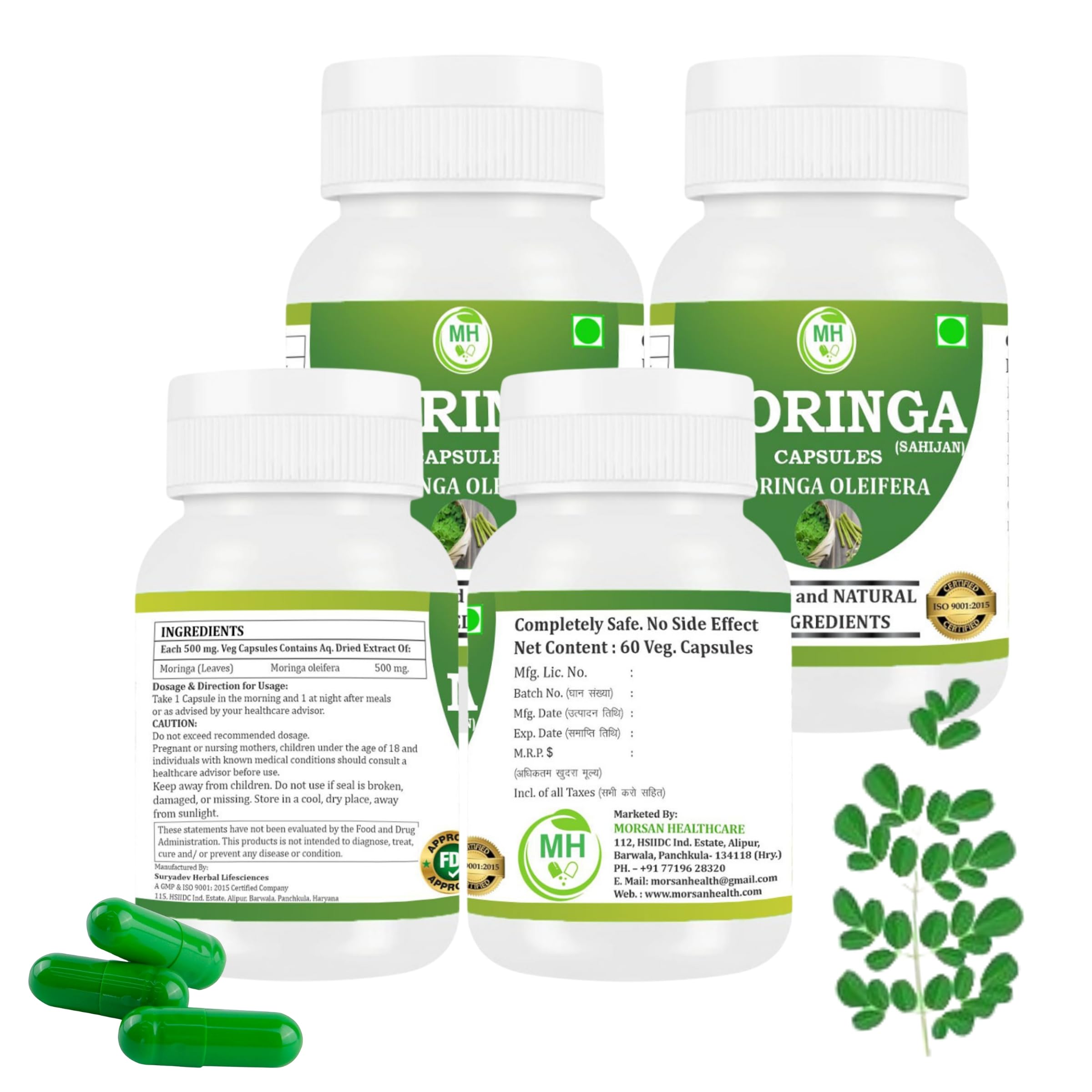 vegan moringa capsules for wellness