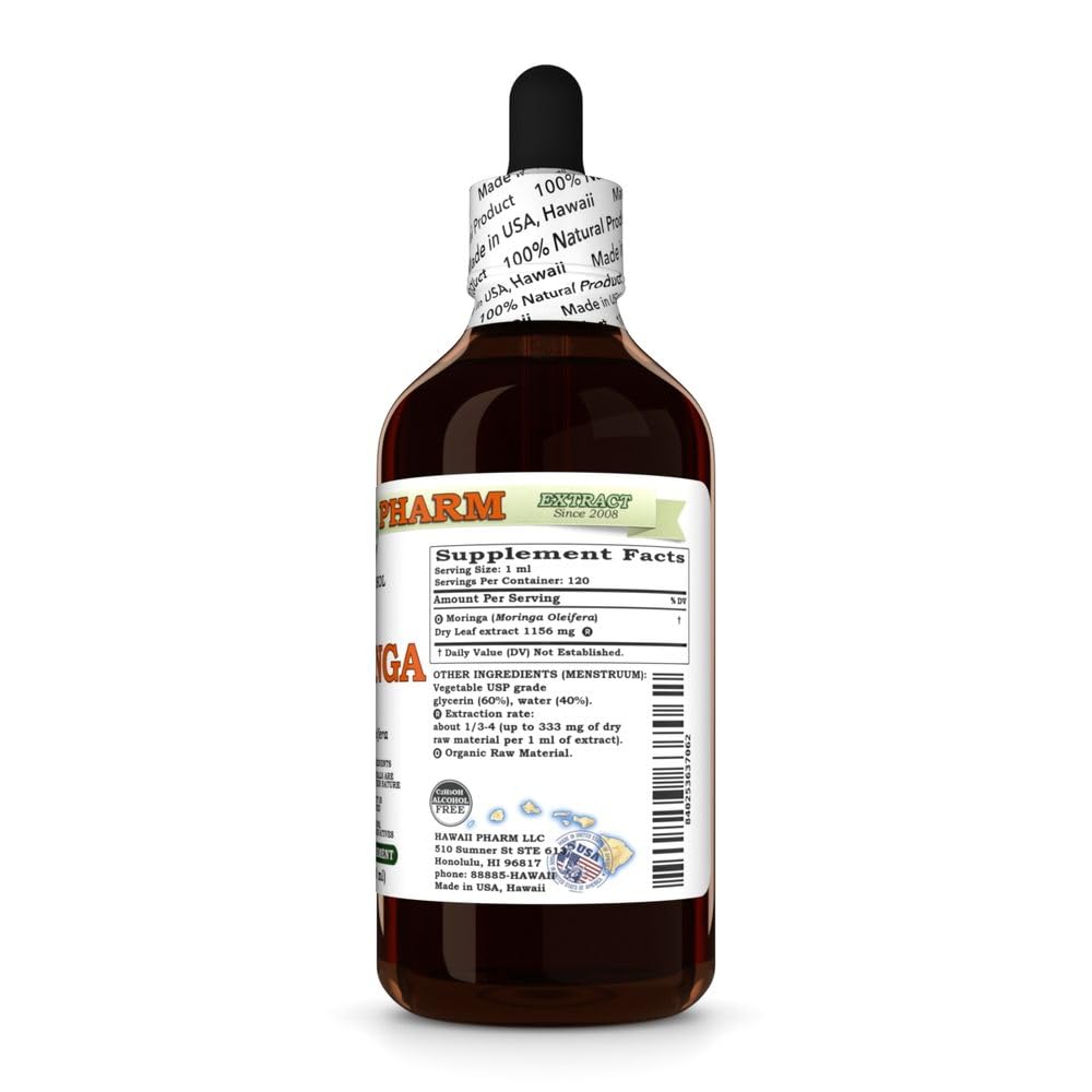 vegan moringa glycerite liquid
