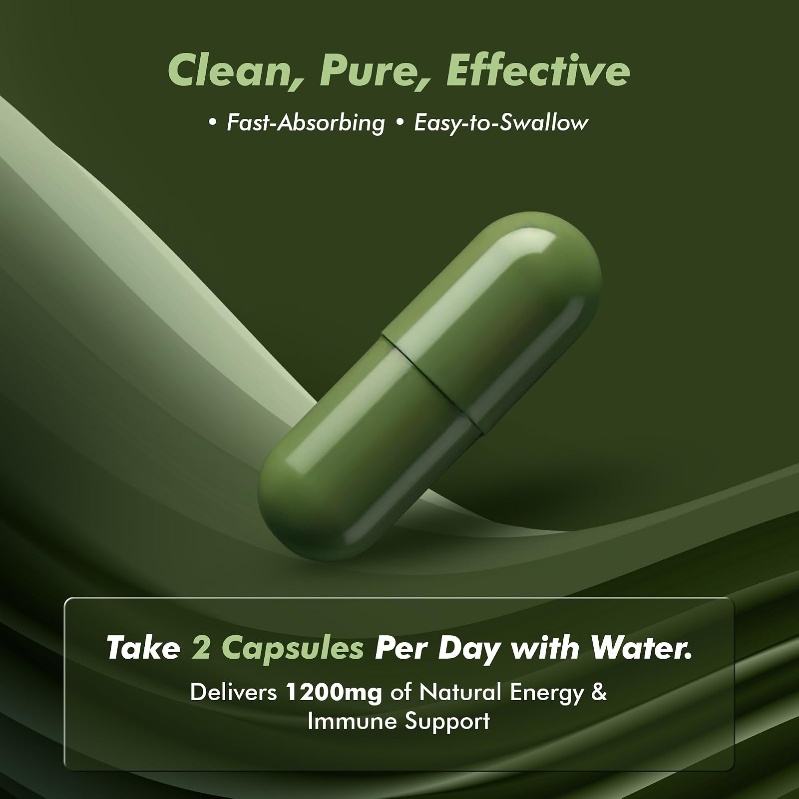 vegan Moringa health supplement