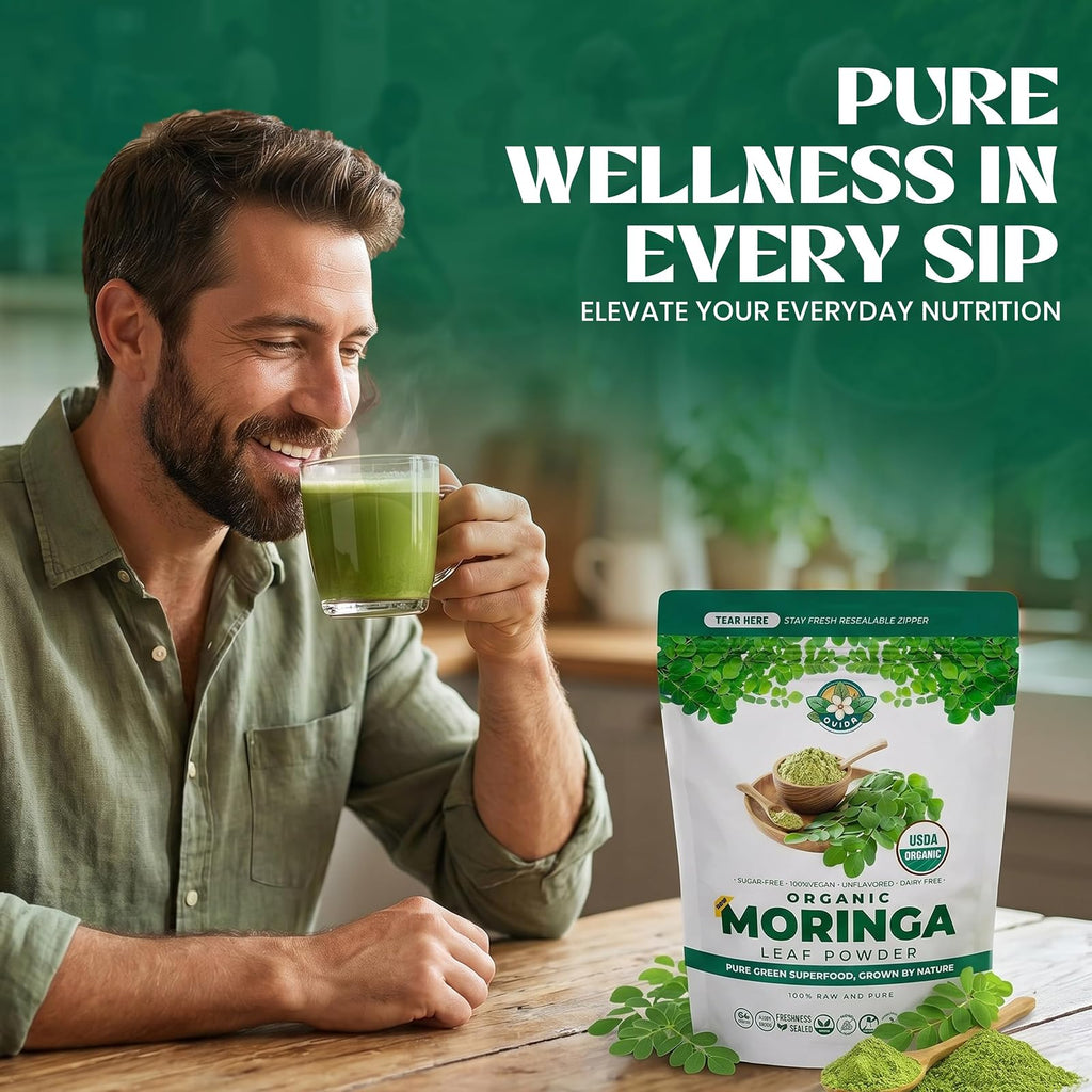 vegan moringa leaf powder for health