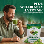vegan moringa leaf powder for health