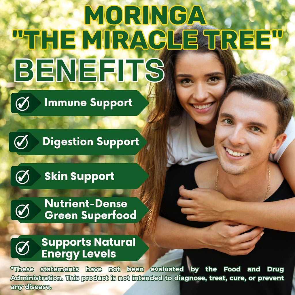 Vegan Moringa Oleifera for daily nutrition