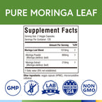 Vegan Moringa Oleifera leaf benefits