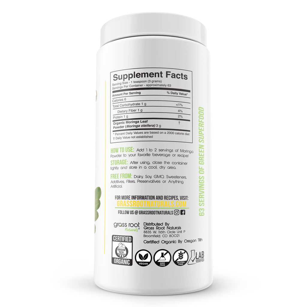 vegan moringa powder for energy boost
