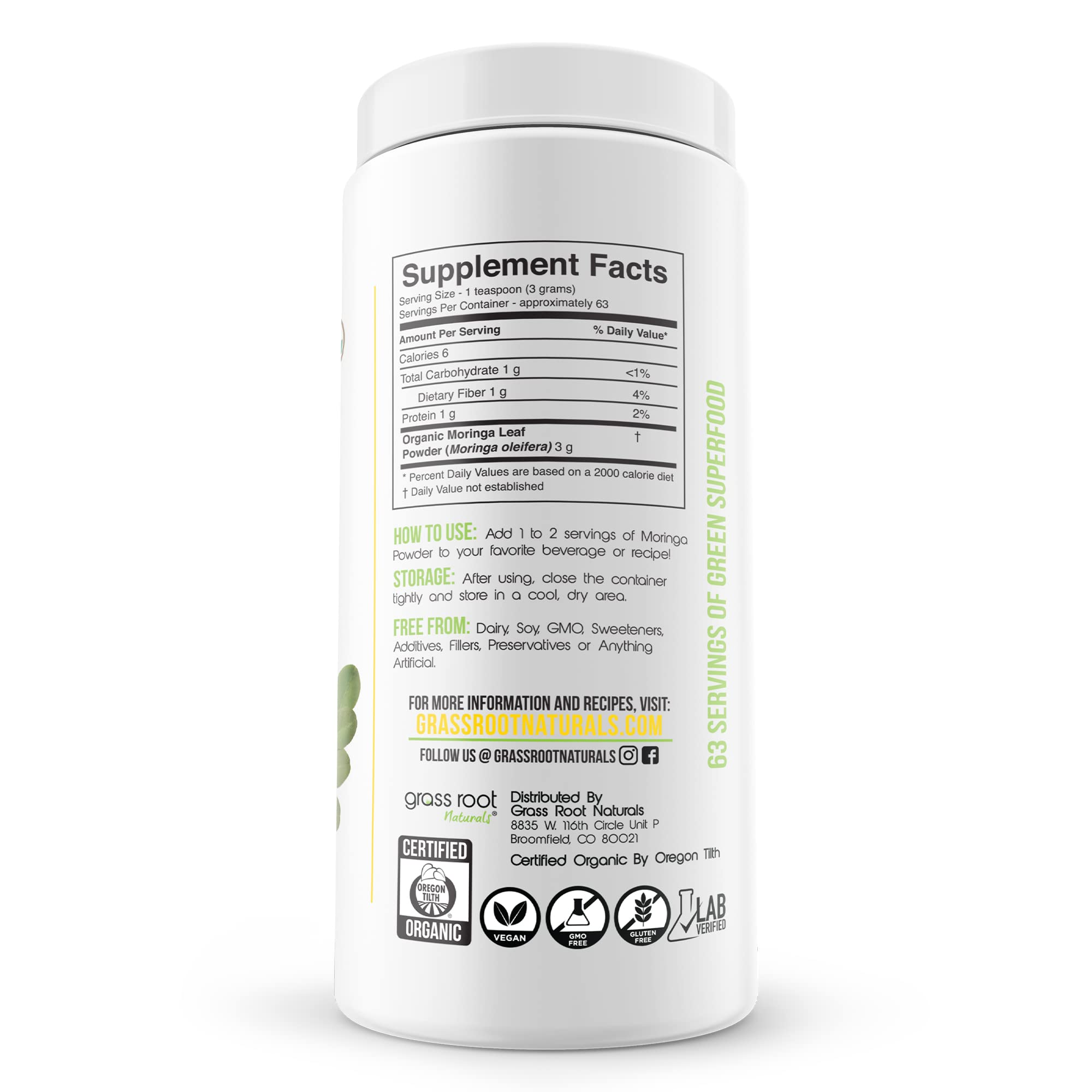 vegan moringa powder for energy boost