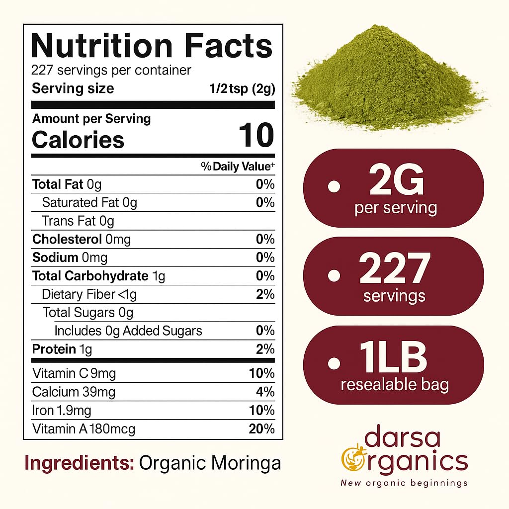 vegan moringa powder for healthy living