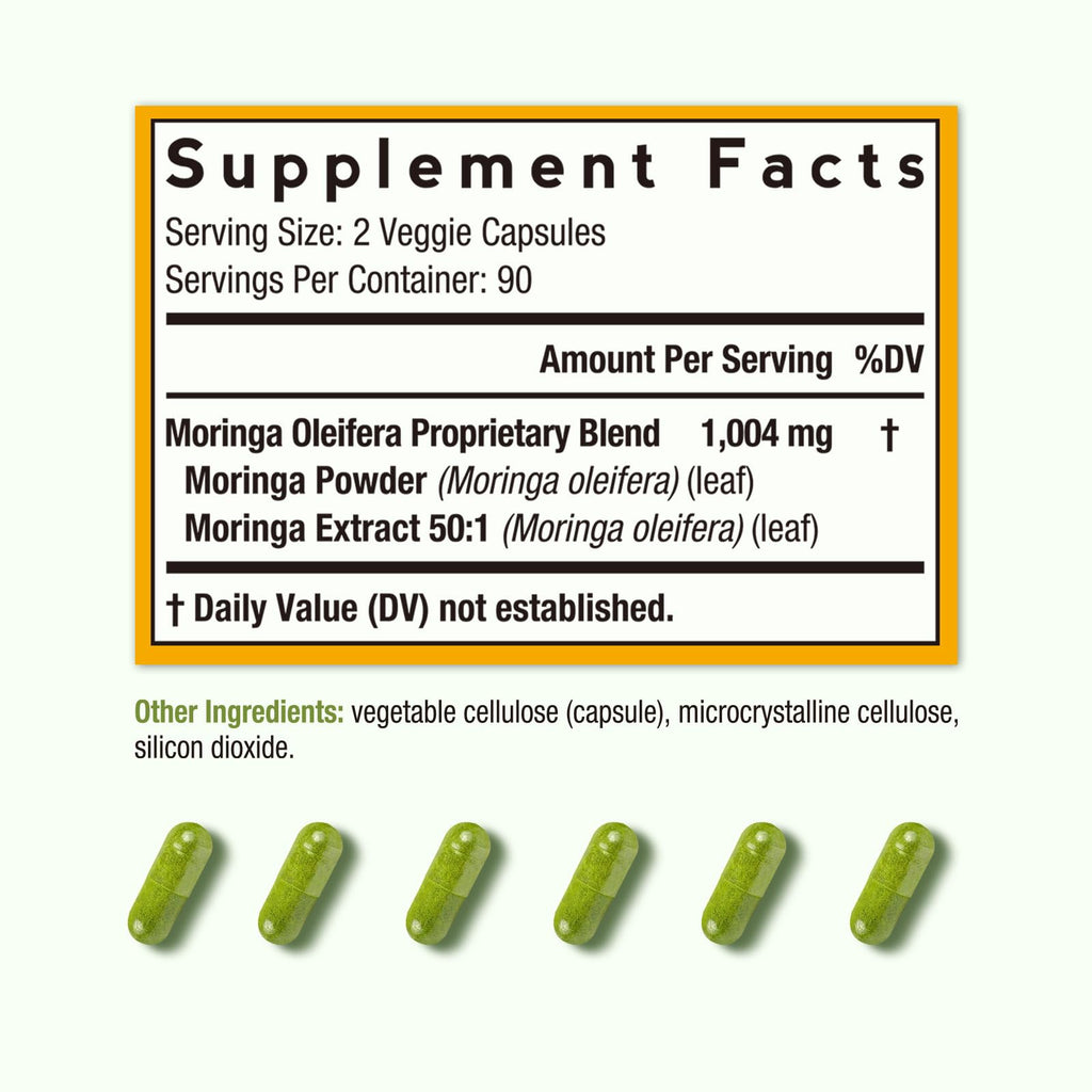 vegan moringa supplement for energy