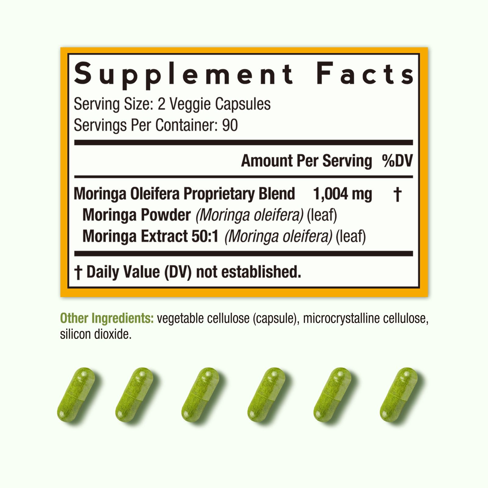 vegan moringa supplement for energy
