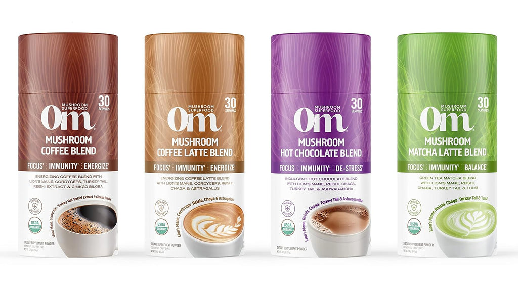 vegan morning energy blend with mushrooms