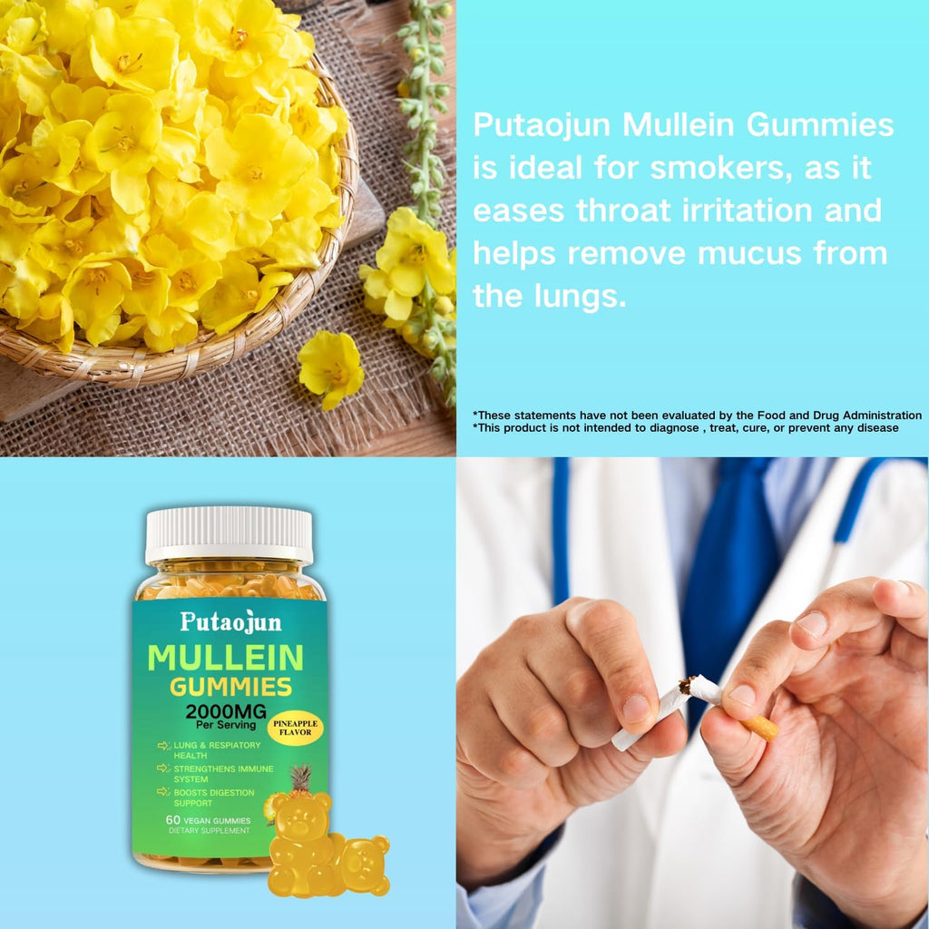 Vegan Mullein gummies for immunity