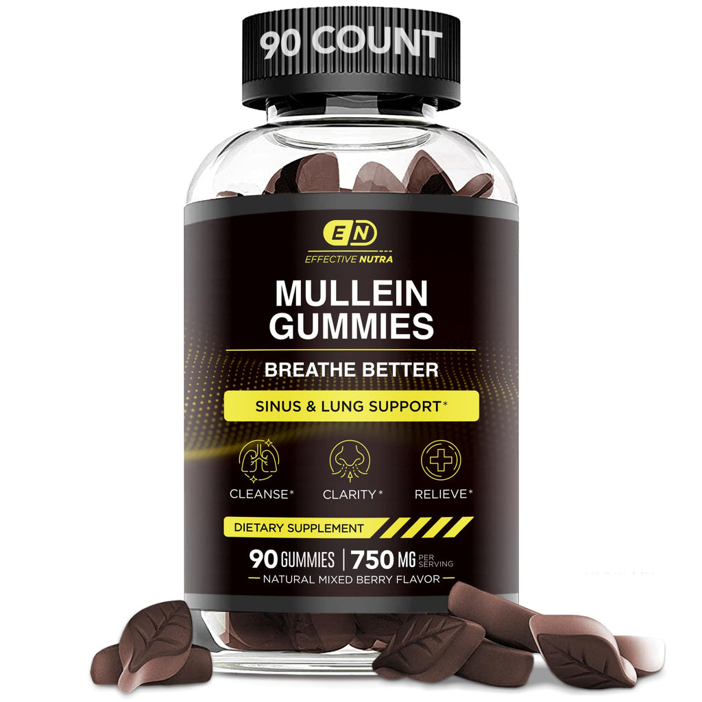 vegan mullein gummies for lung support