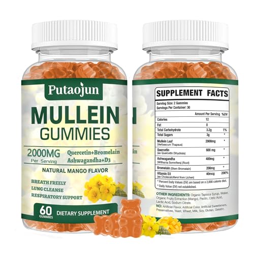 Vegan Mullein gummies with quercetin