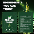Vegan Mullein gummies with vitamin C