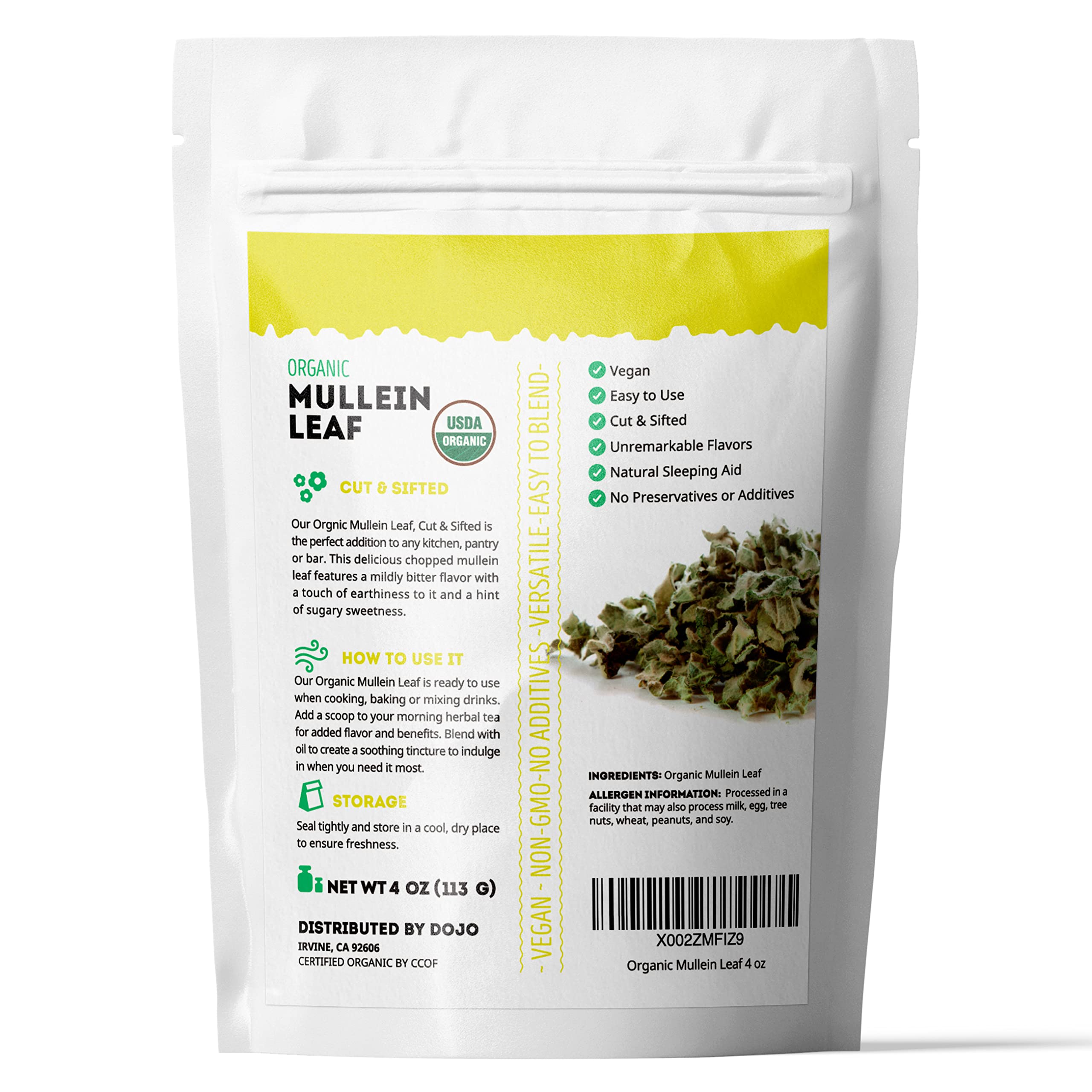 vegan mullein leaf for relaxation