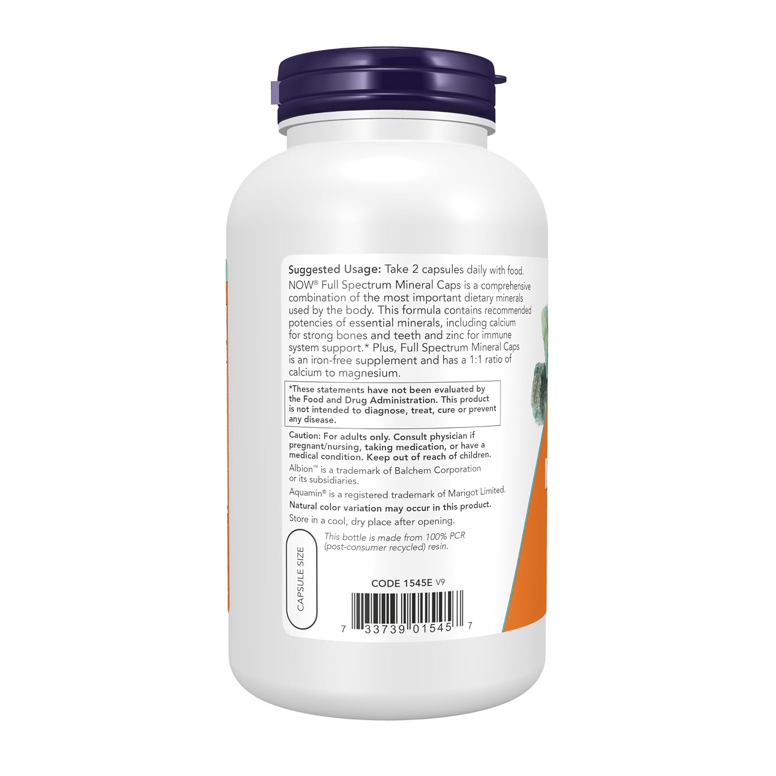 vegan multi mineral formula capsules