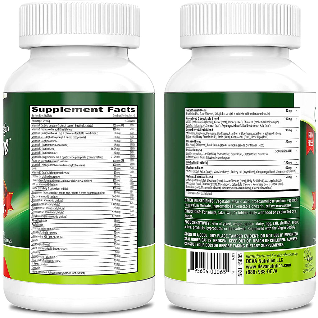 vegan multivitamin for men and women
