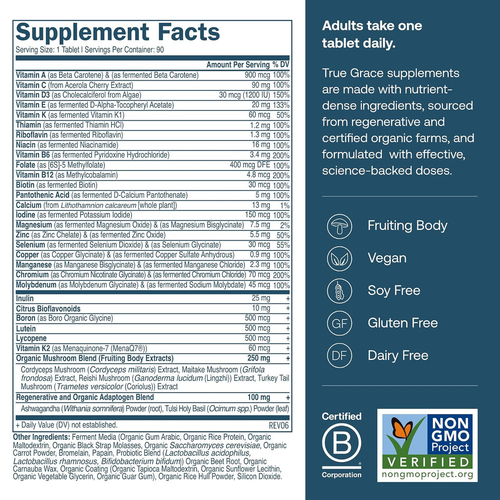 vegan multivitamin tablets for energy