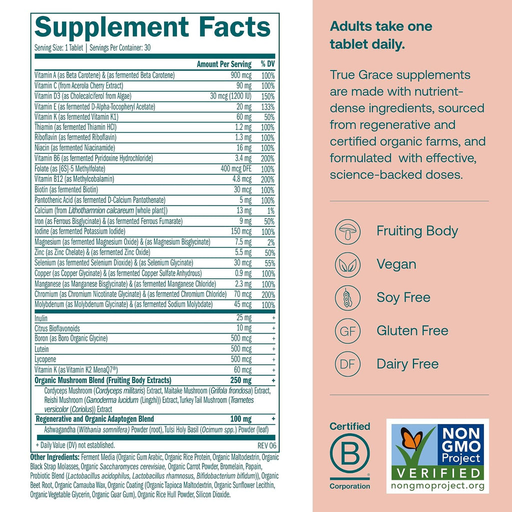 vegan multivitamin tablets for health