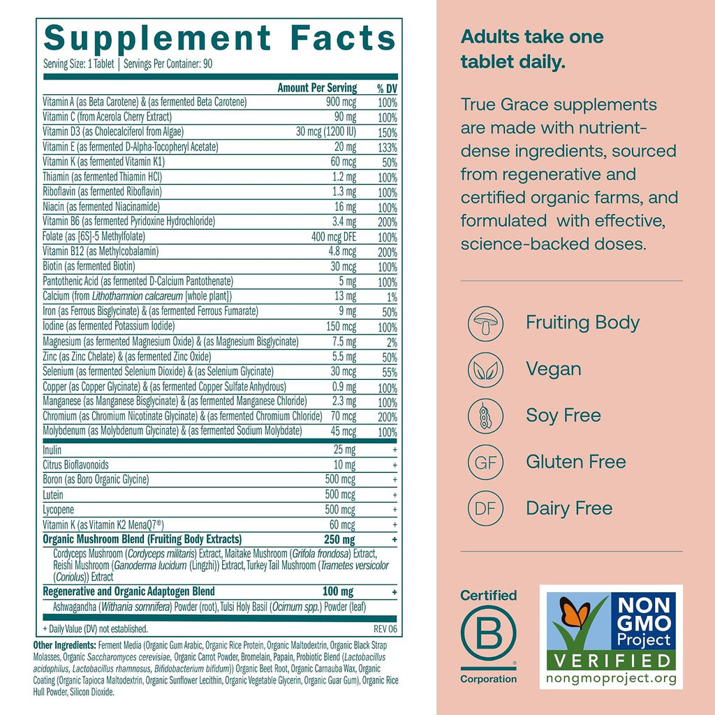 vegan multivitamin tablets for health