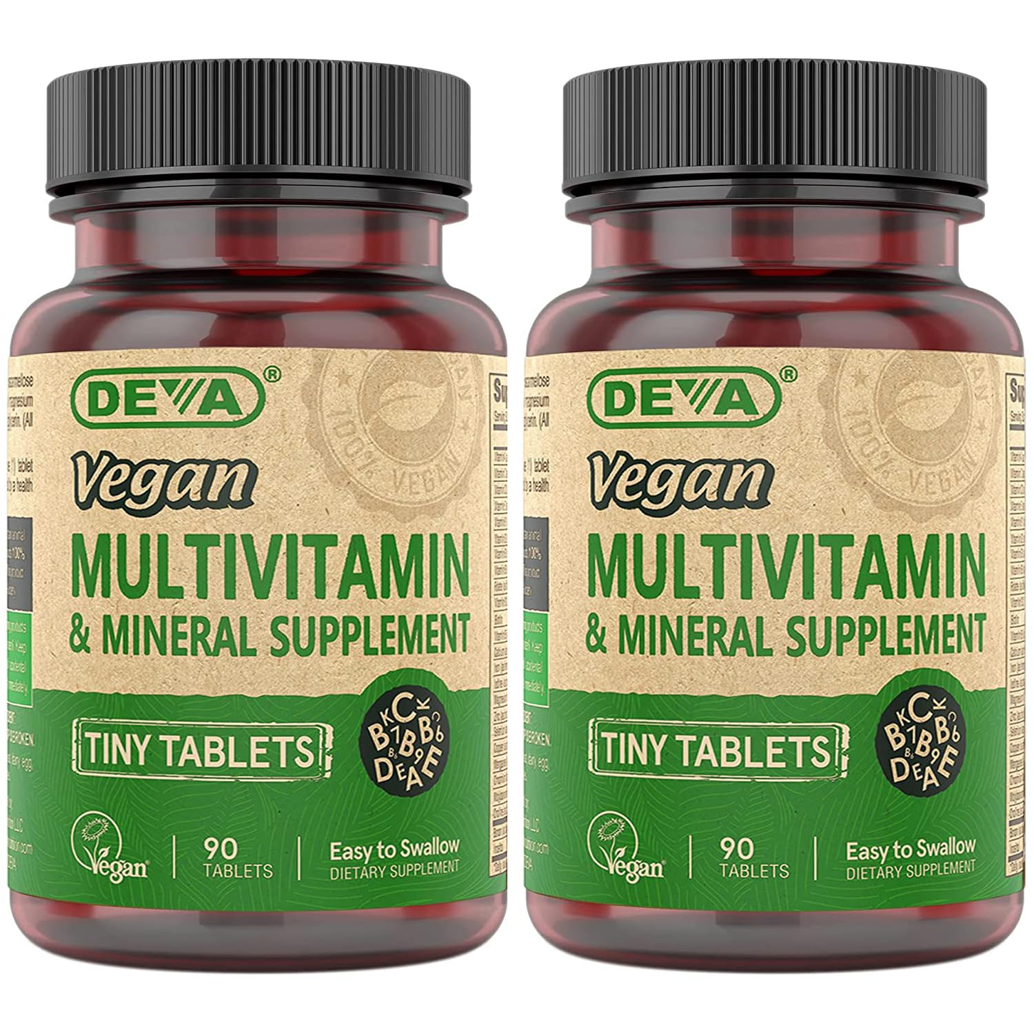 vegan multivitamin tablets for men and women
