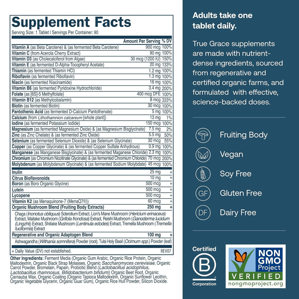 vegan multivitamin tablets for seniors