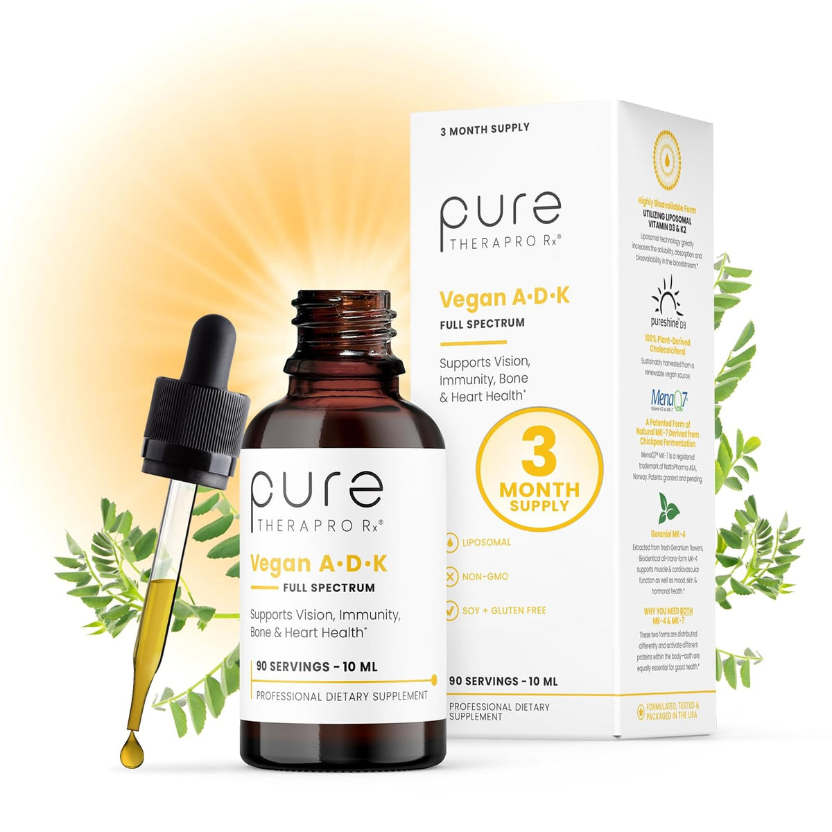 Vegan multivitamins for daily health