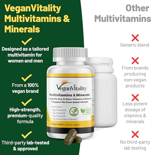 Vegan multivitamins with D3 and K2