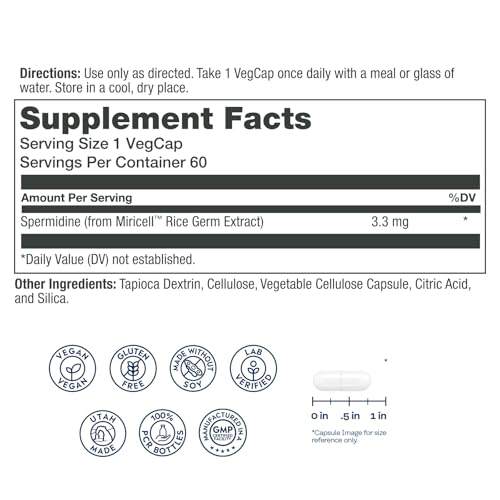Vegan multivitamins with Spermidine