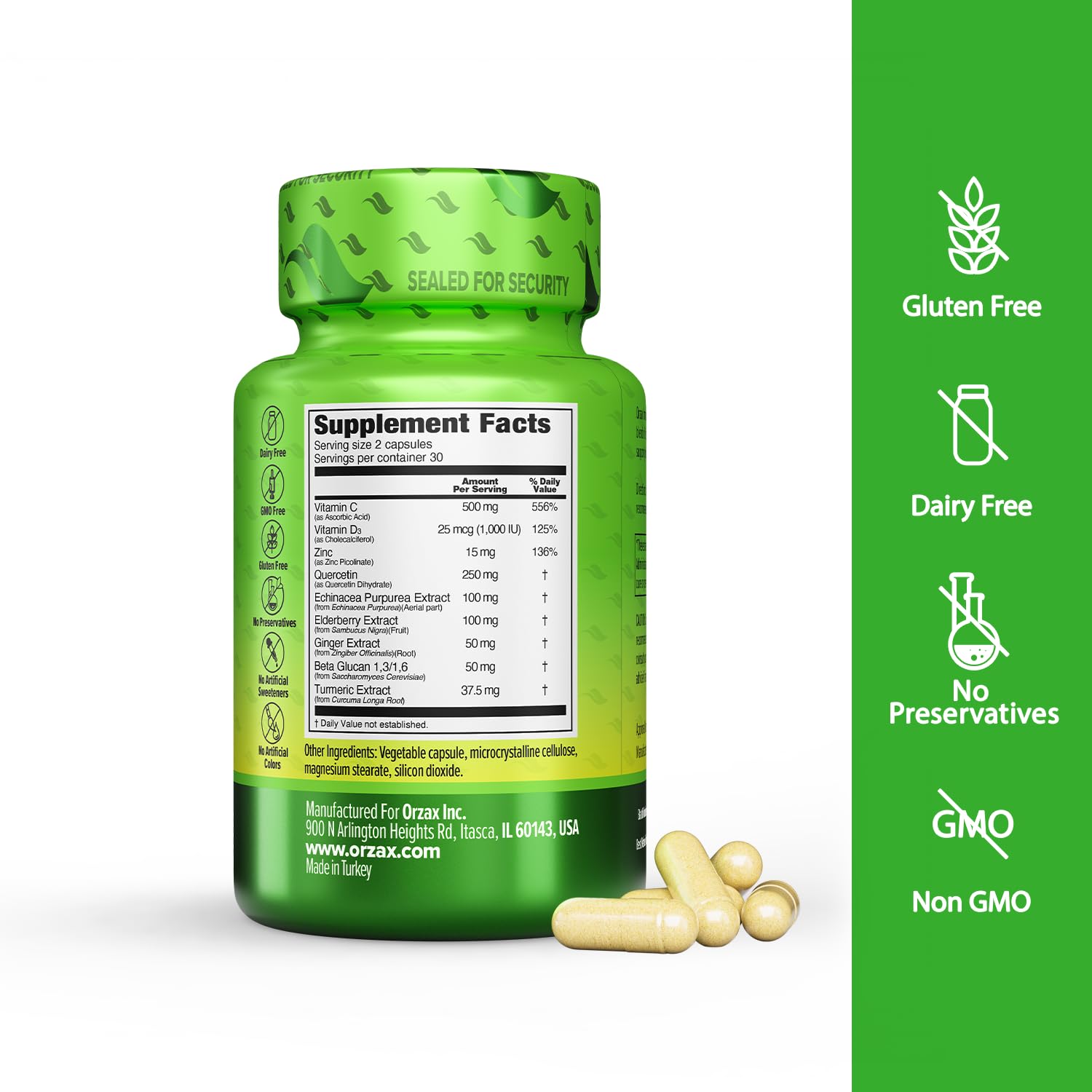 vegan multivitamins with zinc and quercetin