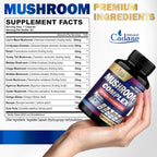 Vegan mushroom blend for wellness