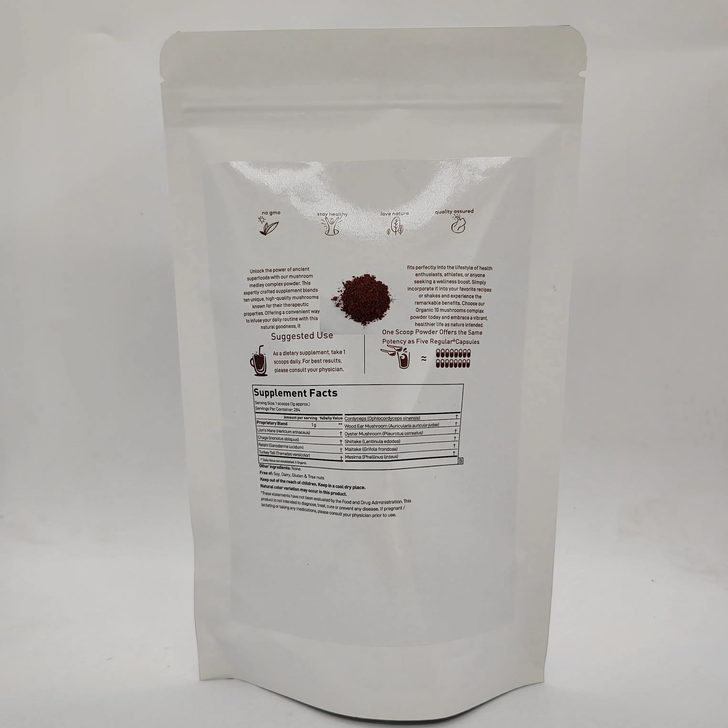 vegan mushroom blend for wellness