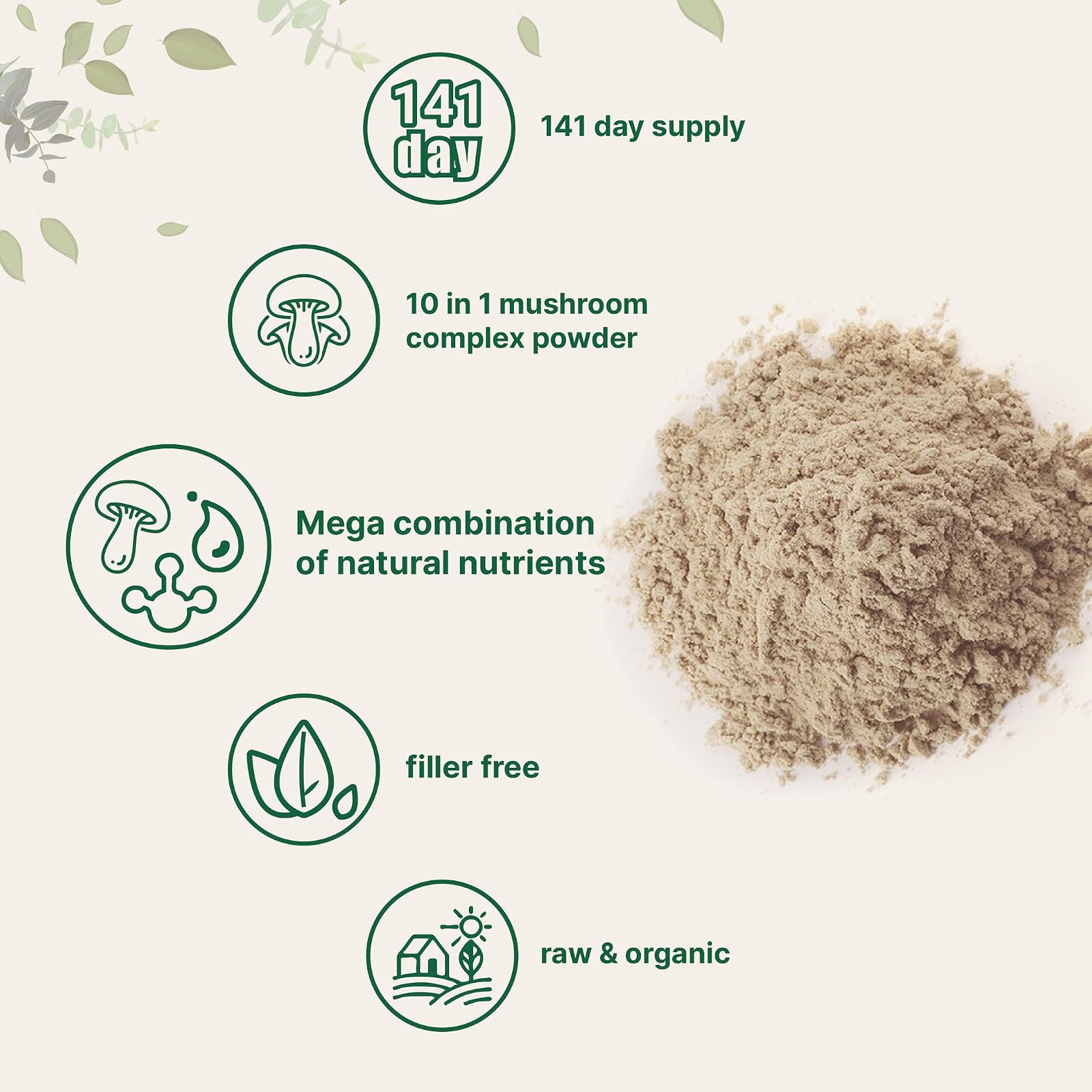 vegan mushroom blends for smoothies