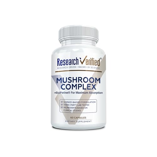 Vegan mushroom capsules for cognitive function