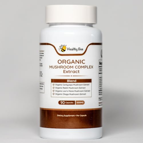 Vegan mushroom capsules for energy