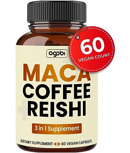 Vegan mushroom capsules for stamina